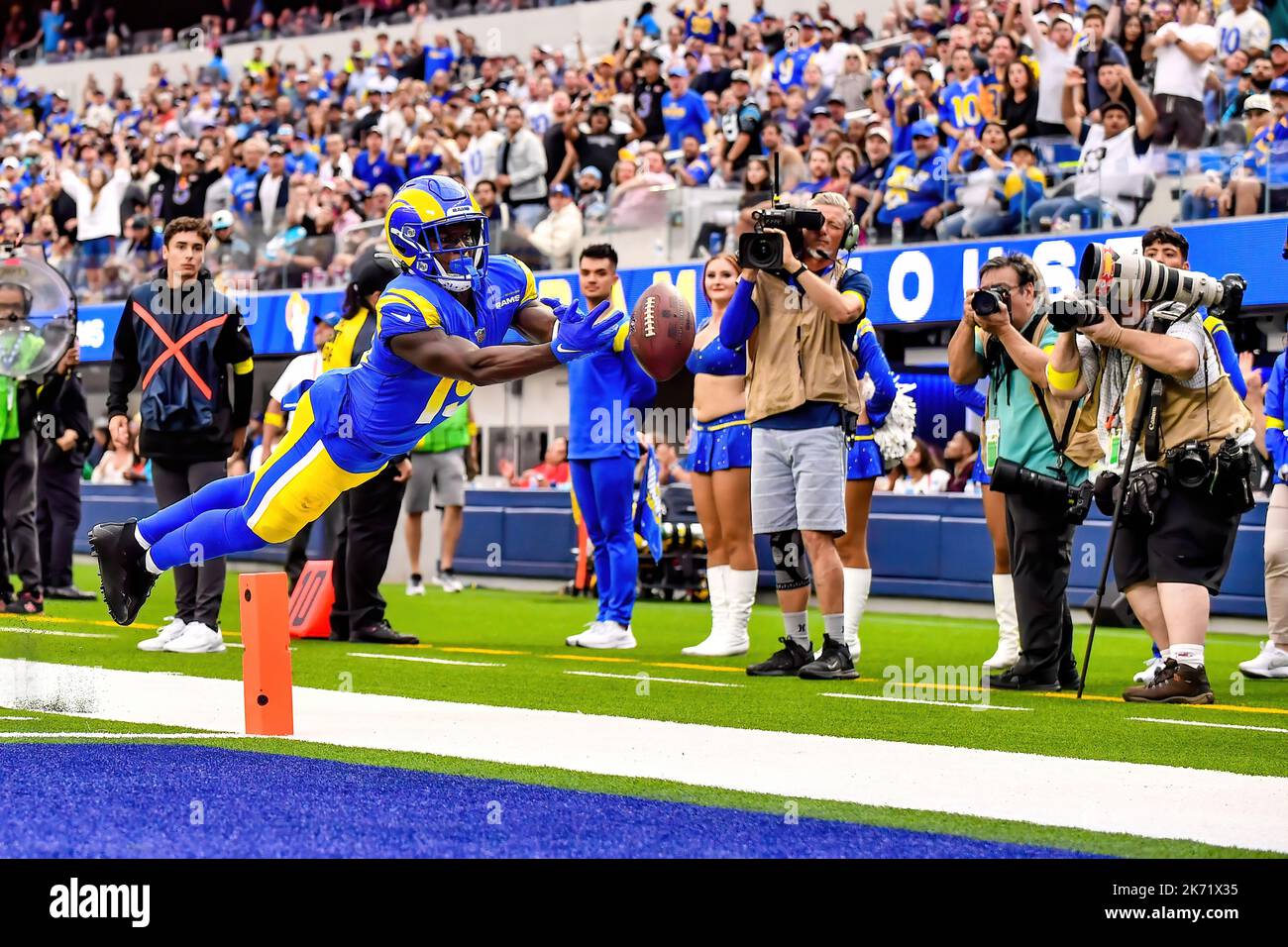 16 octobre 2022 Inglewood, CA.Los Angeles le grand-récepteur de Rams ...
