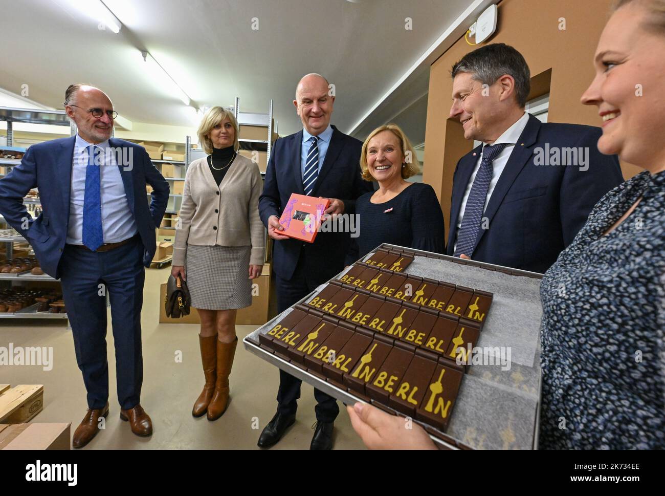 17 octobre 2022, Brandebourg, Hornow : Goedele Mattyssen (3rd de droite ...