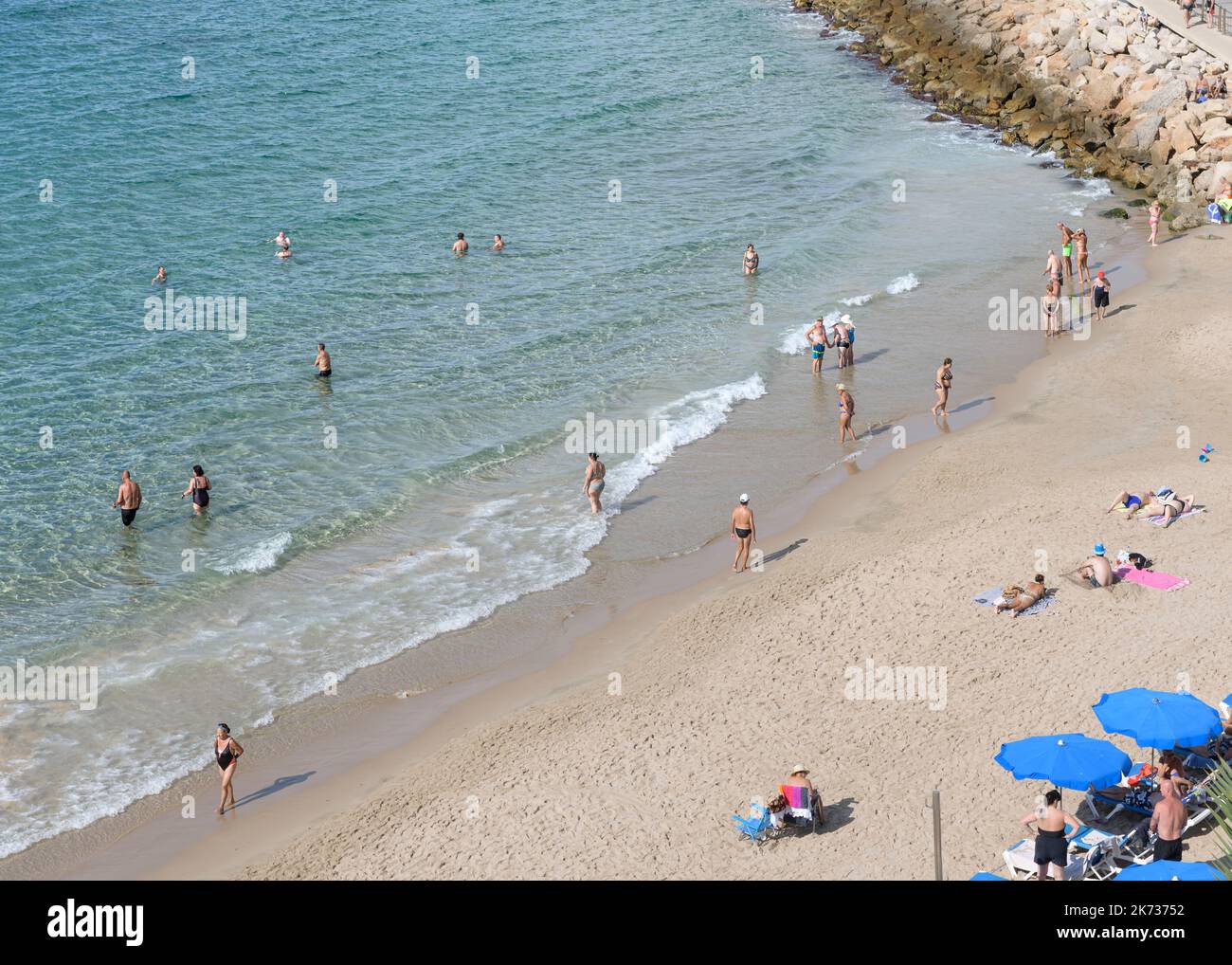 Le populaire, front de mer, promenade et plages sur la plage de l'Ouest ...