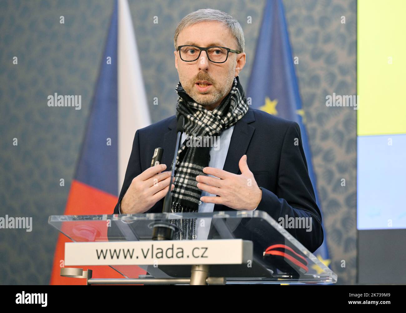 Prague, République tchèque. 17th octobre 2022. Le coordinateur national ...
