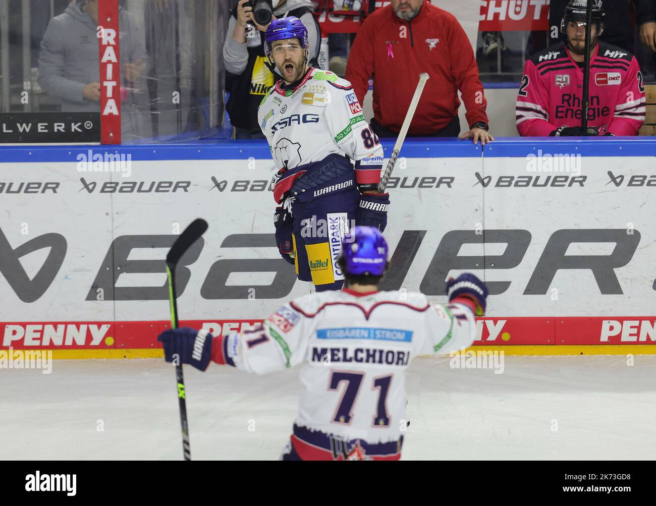 Firo : 16.10.2022, hockey sur glace, ligue 1st, PENNY DEL, ligue ...
