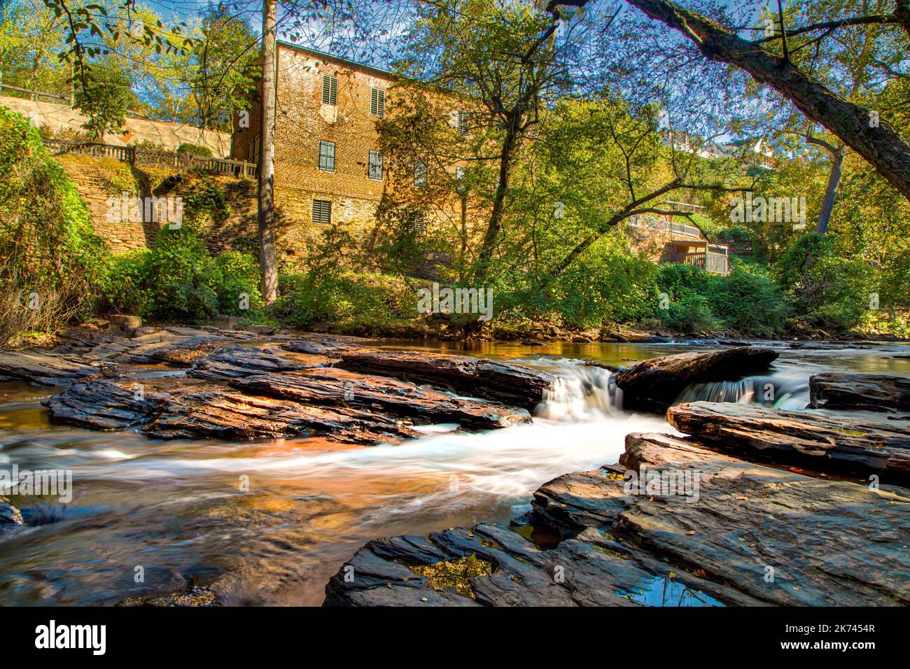 Parc du vieux moulin de vickery creek Banque de photographies et d ...