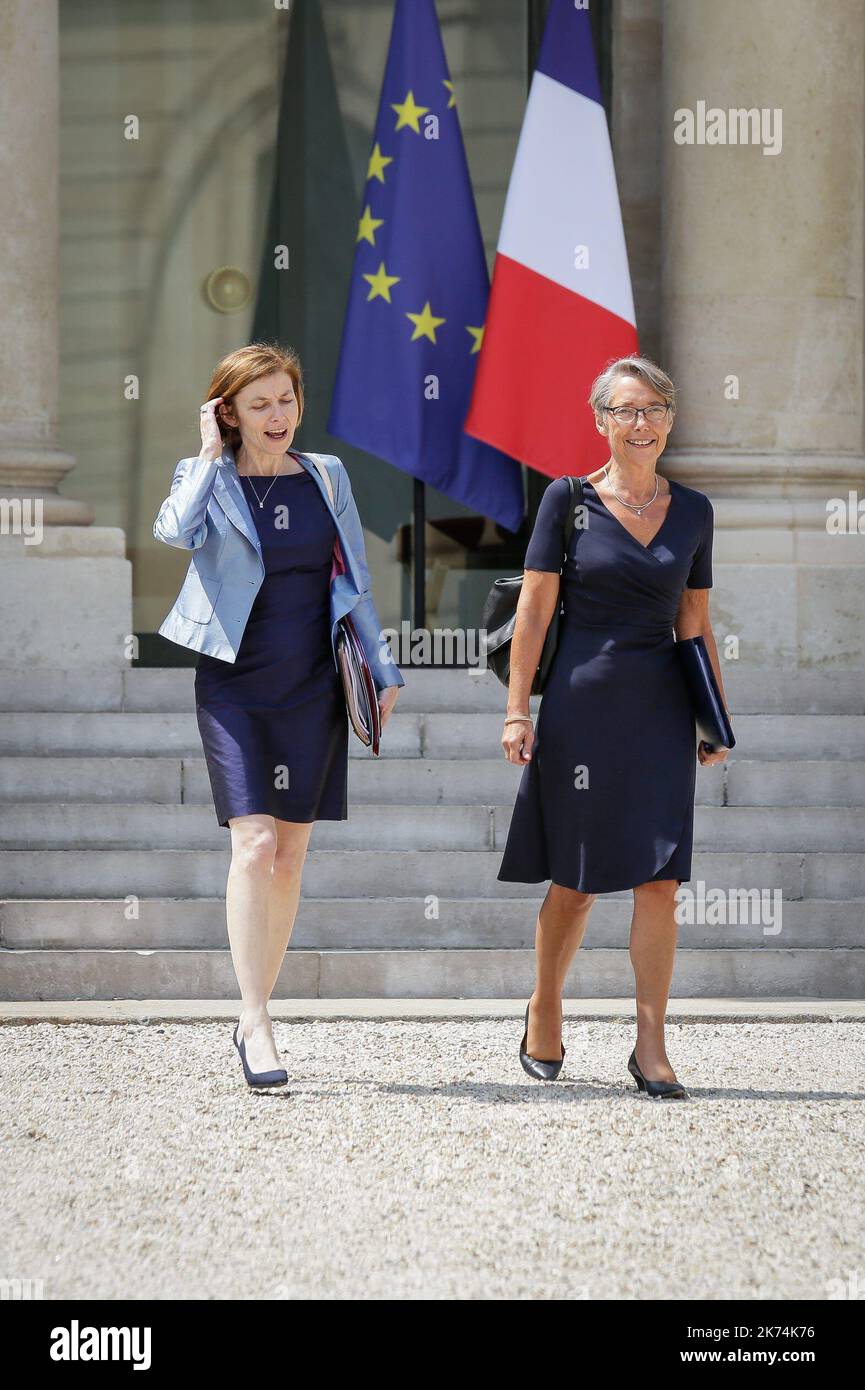 ©THOMAS PADILLA/MAXPPP - 22/06/2017 ; PARIS FRANCE; SORTIE DU CONSEIL DES MINISTRES AU PALAIS DE ...