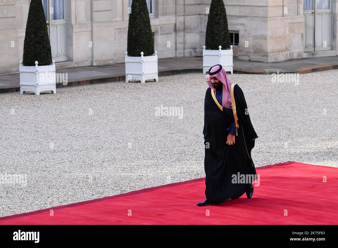 Le Président de la République, Emmanuel Macron a reçu le prince ...