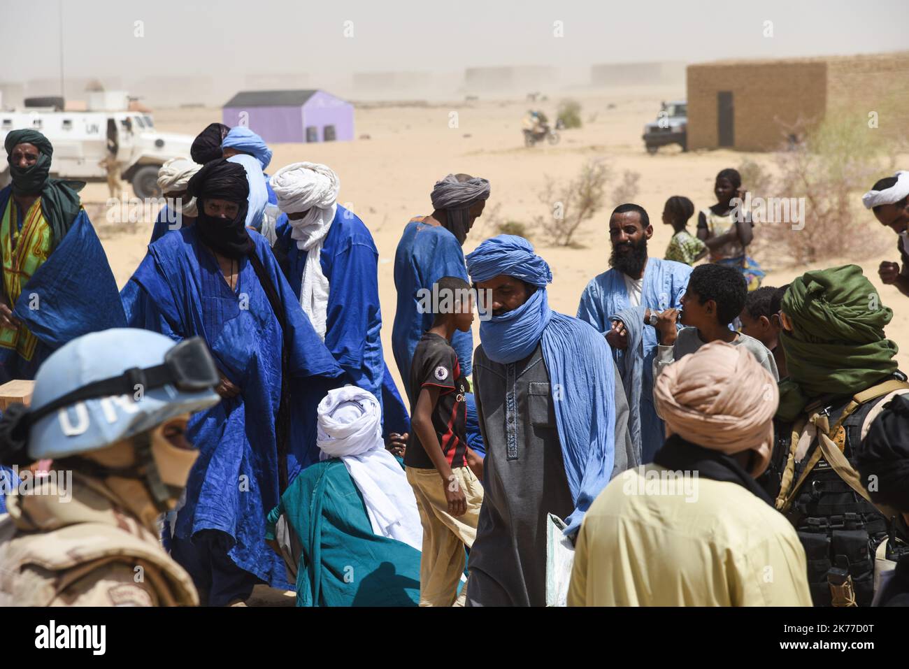 Les villageois de Koygouma (cercle de Goundam, commune de Gargando ...