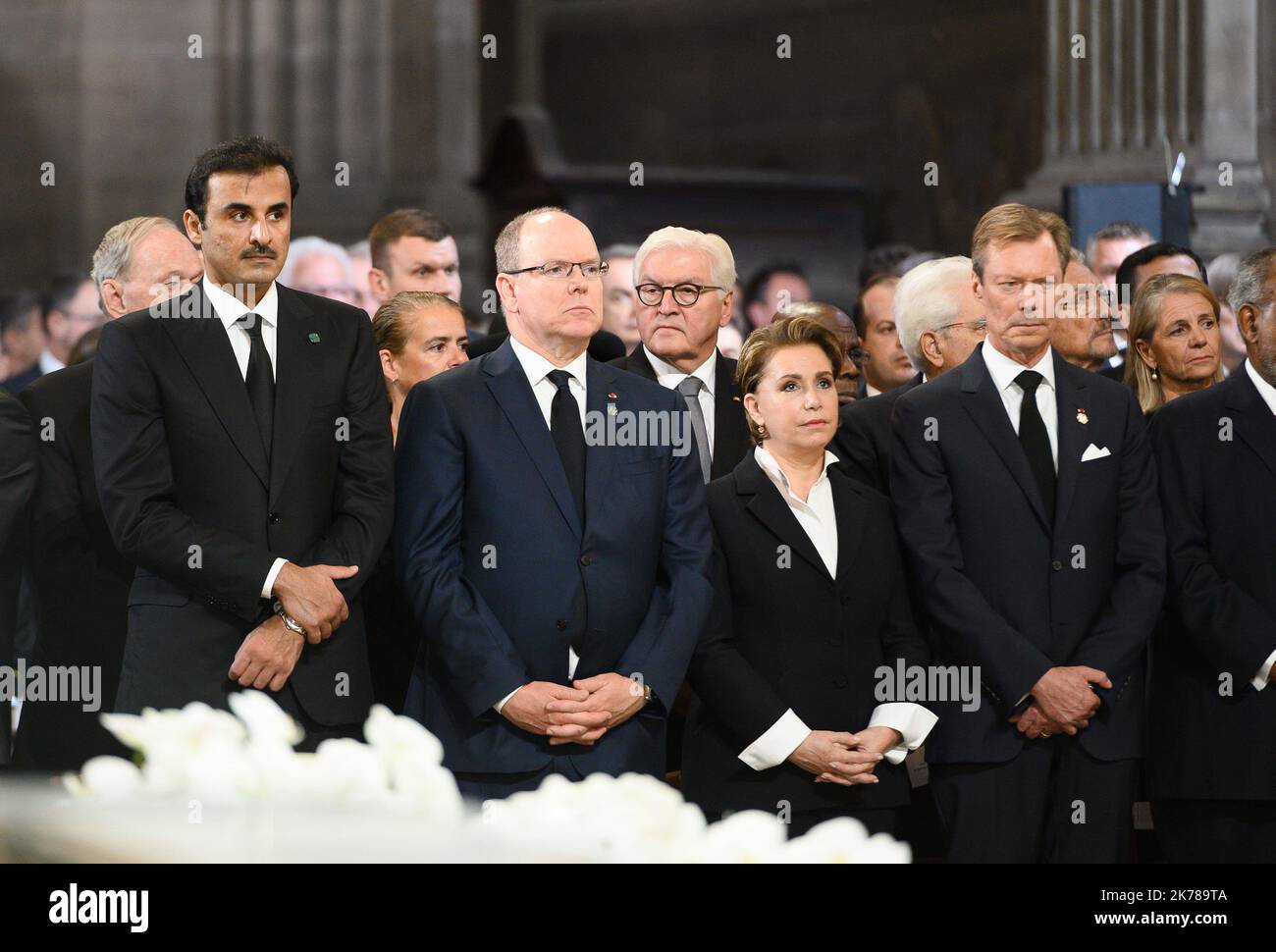 Pool/ ELIOT BLONDT/Maxppp, France, Paris, 2019/09/30 l'émir cheikh ...