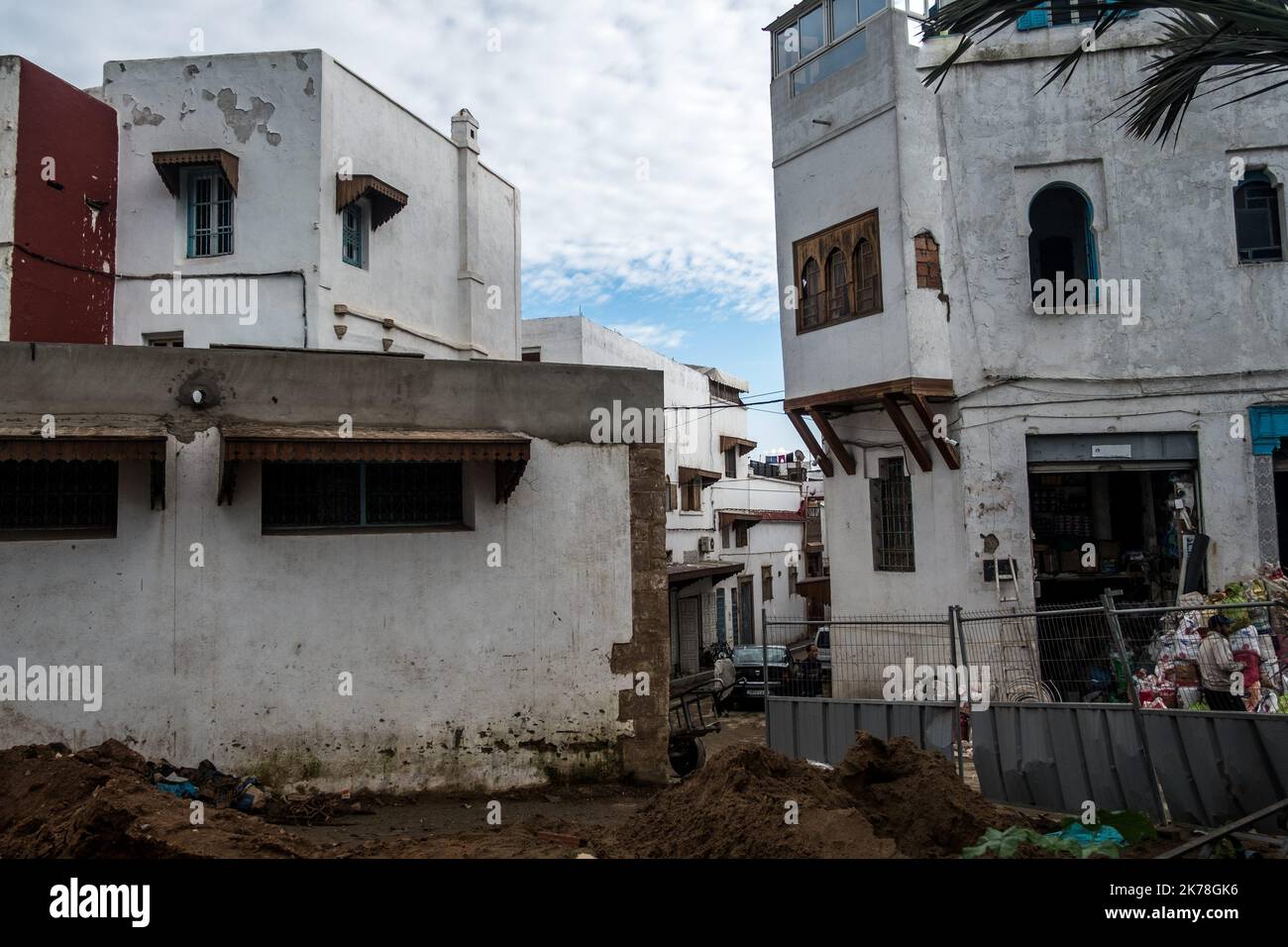 / 1/18/2019 - Maroc / Rabat - travaux en cours dans la médina de Rabat ...