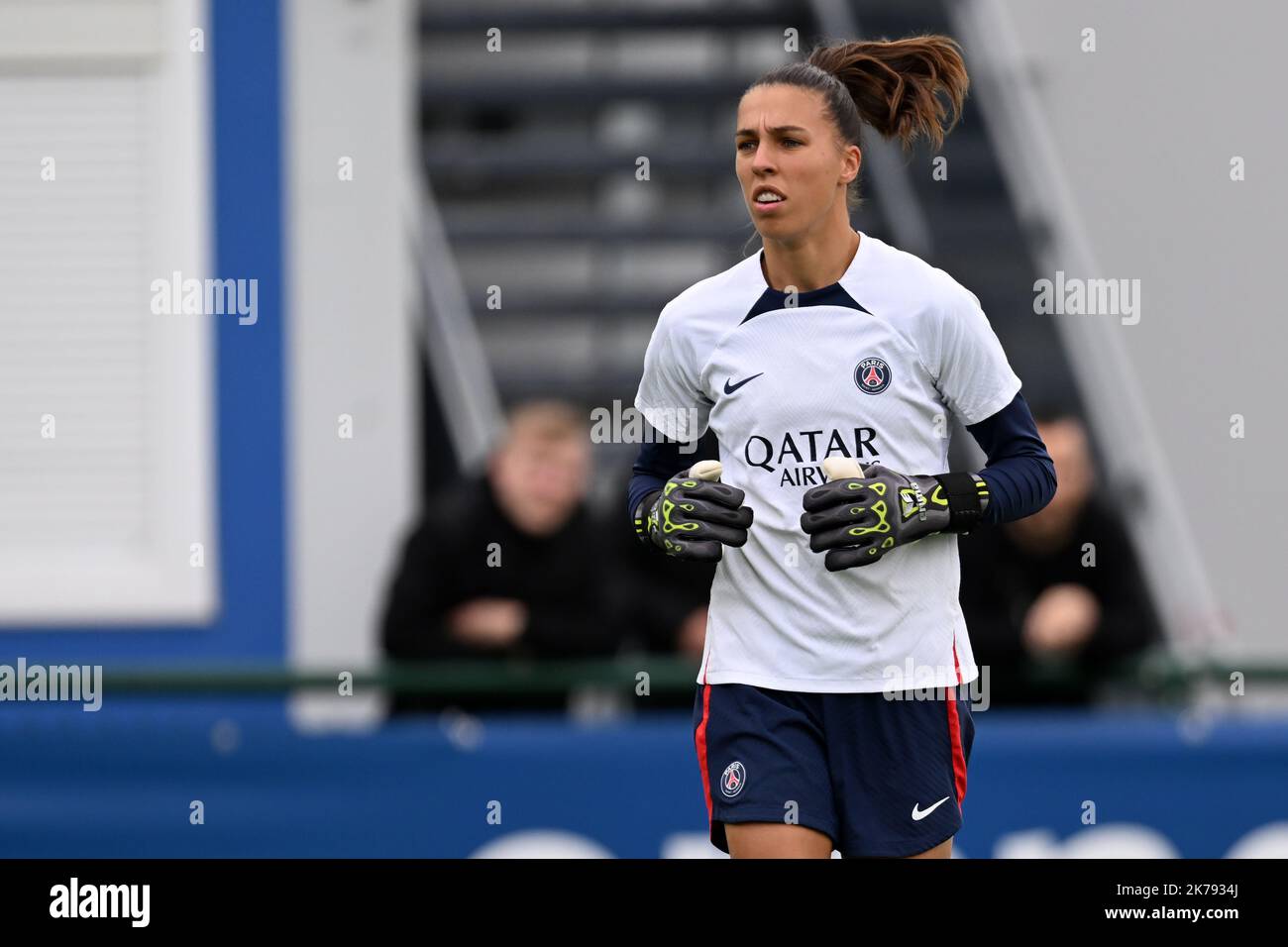 PARIS - Paris Saint Germain gardien de but Constance Picaud lors du ...