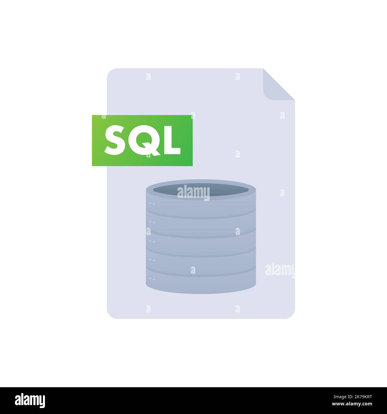 SQL - icône Structured Query Language, étiquette. Sécurité Internet et ...