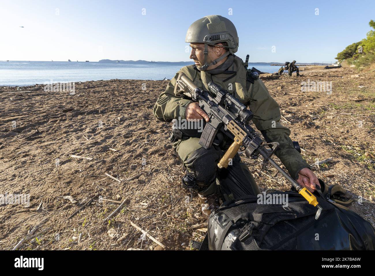 ©PHOTOPQR/LA PROVENCE/SPEICH HYÈRES Exercice amphibie de l'OTAN Dynamic ...