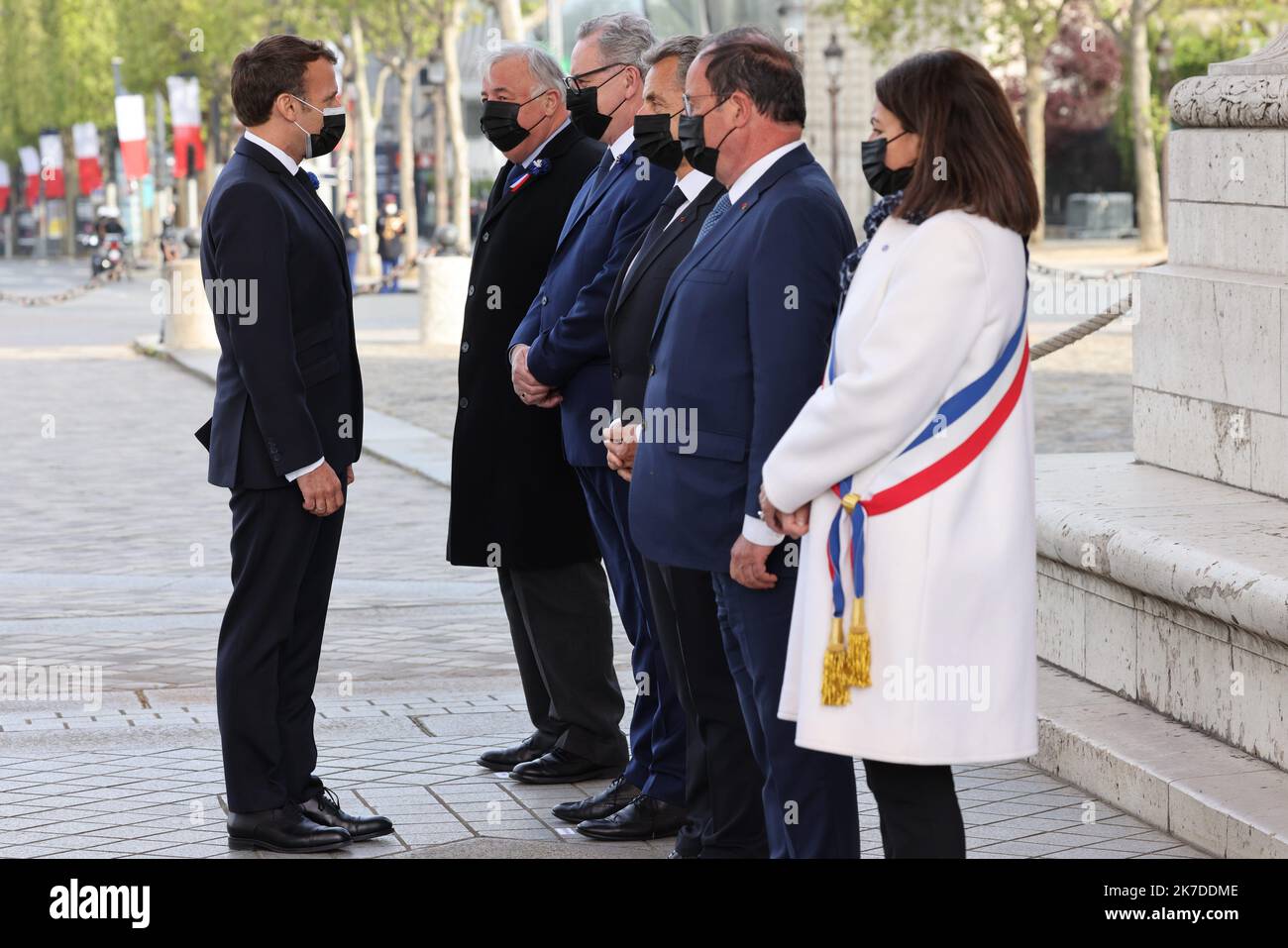 ©PHOTOPQR/LE PARISIEN/Olivier Lejeune ; Paris ; 08/05/2021 ; Cérémonie ...