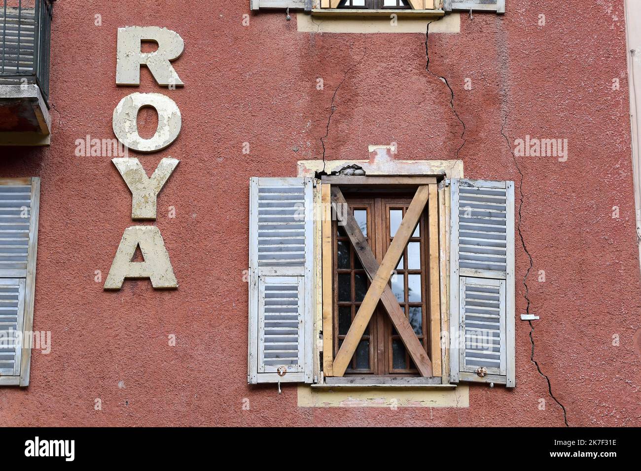 ©PHOTOPQR/VOIX DU NORD/Marc demeure ; 29/09/2021 ; Tempête Alex, un ...