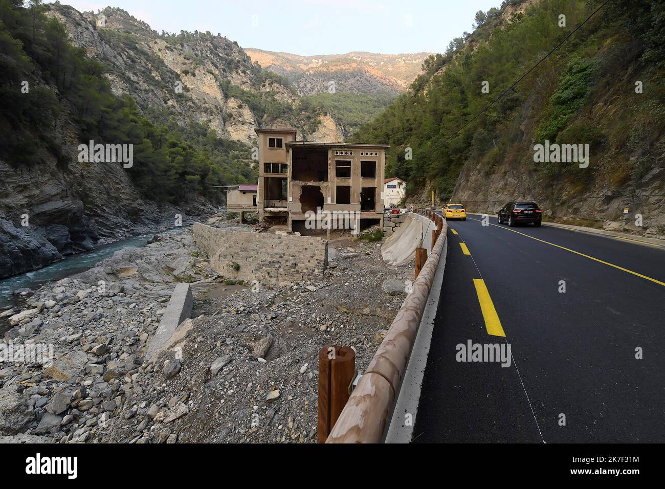 ©PHOTOPQR/VOIX DU NORD/Marc demeure ; 29/09/2021 ; Tempête Alex, un an ...