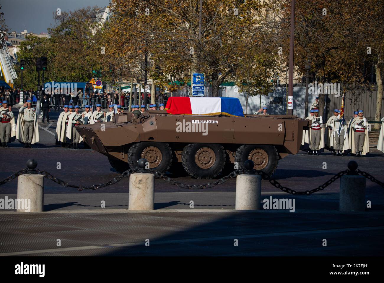 @ Pool/Romain GAILLARD/Maxppp, France, Paris, 2021/11/11 cérémonie du 11 novembre à l'Arc de ...
