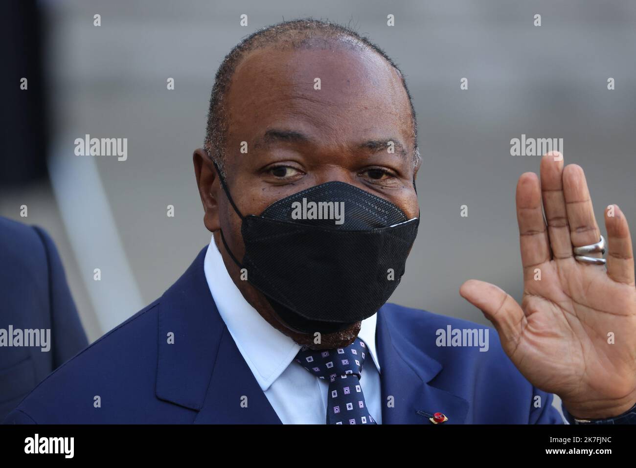 ©PHOTOPQR/LE PARISIEN/Arnaud Journois ; PARIS ; 12/11/2021 ; le Président de la République ...