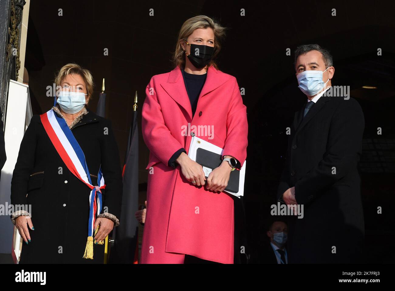 ©PHOTOPQR/VOIX DU NORD/Baziz Chibane ; 28/11/2021 ; CALAIS - le: 28/11 ...