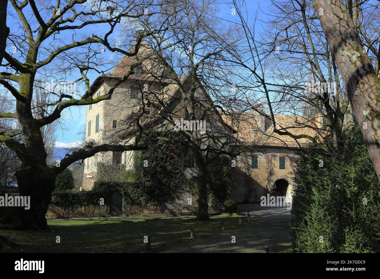 ©françois Glories/MAXPPP - 19/01/2020 le château de Bellerive ...