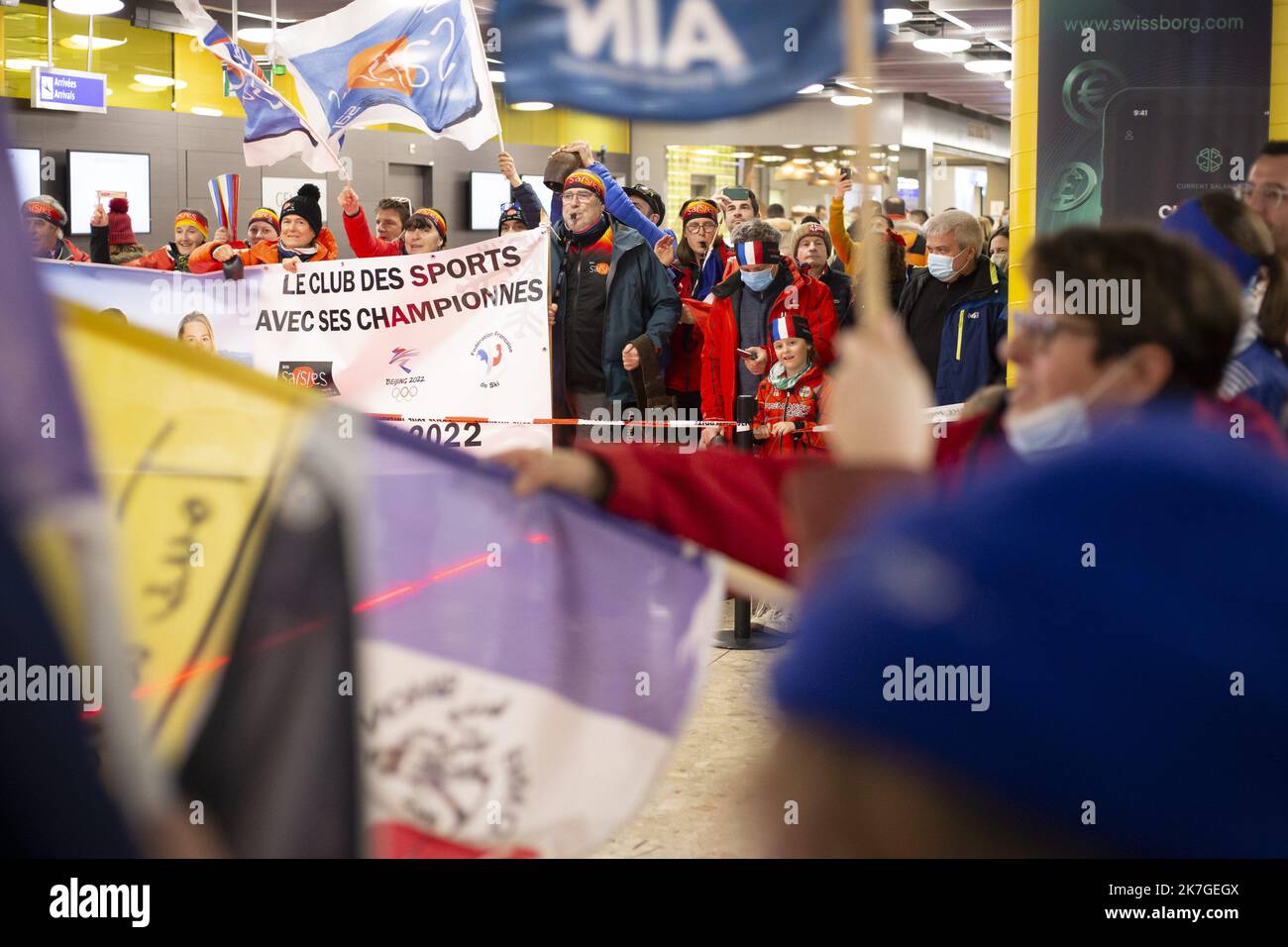 ©PHOTOPQR/LE PROGES/Norbert GRISAY - Genève 21/02/2022 - le 21/02/22 ...