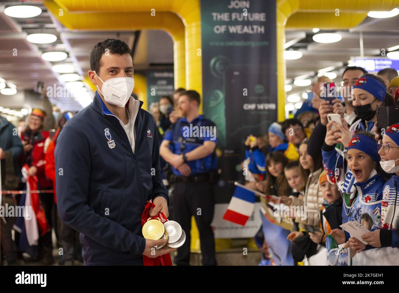 ©PHOTOPQR/LE PROGES/Norbert GRISAY - Genève 21/02/2022 - le 21/02/22 ...