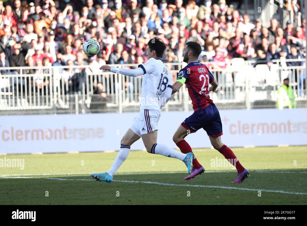 Thierry LARRET / MAXPPP. Football.Ligue 1 Uber Eats. Clermont foot 63 ...