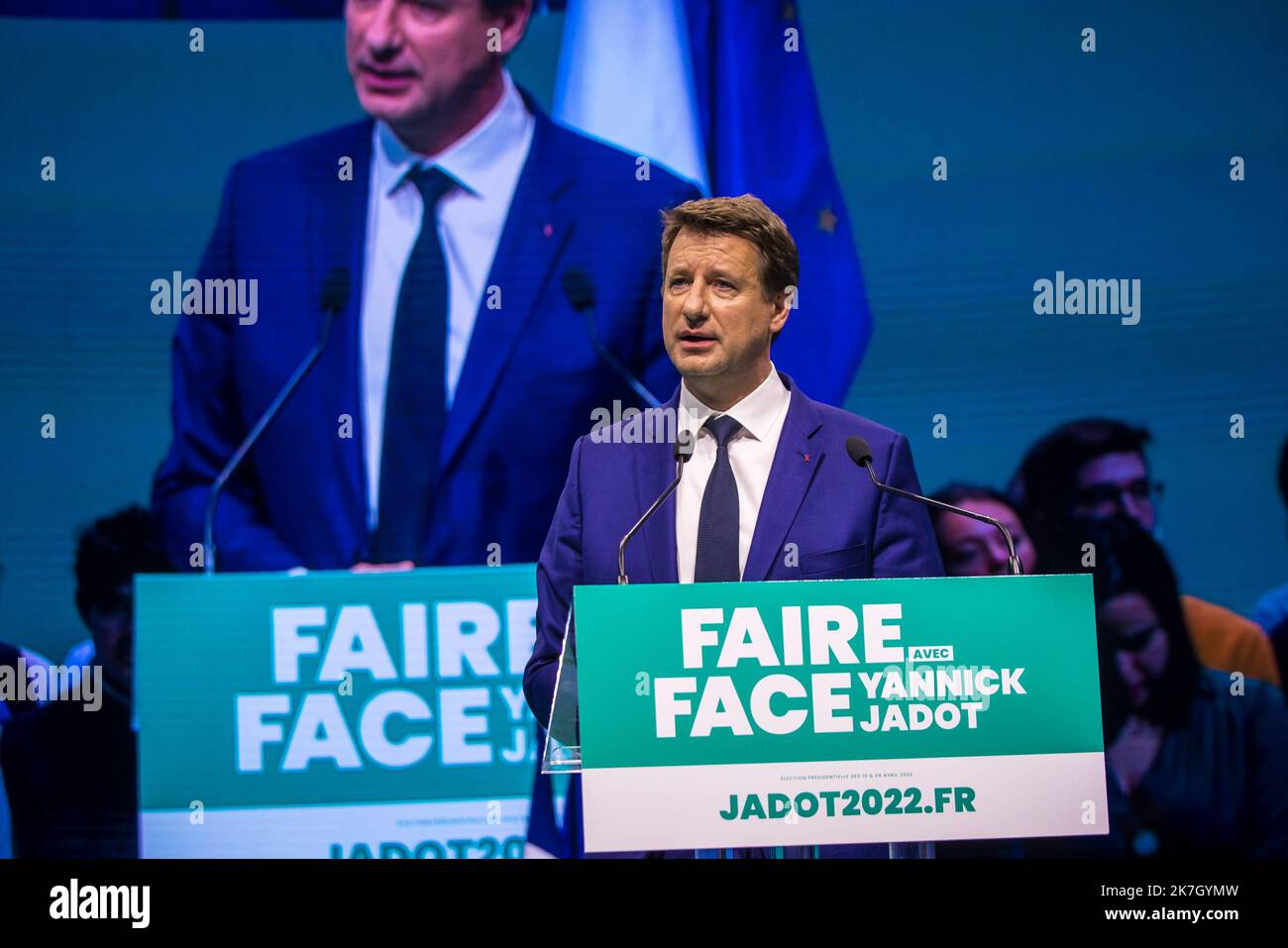 ©Christophe petit Tesson/MAXPPP - 27/03/2022 ; Paris ; France - Yannick ...