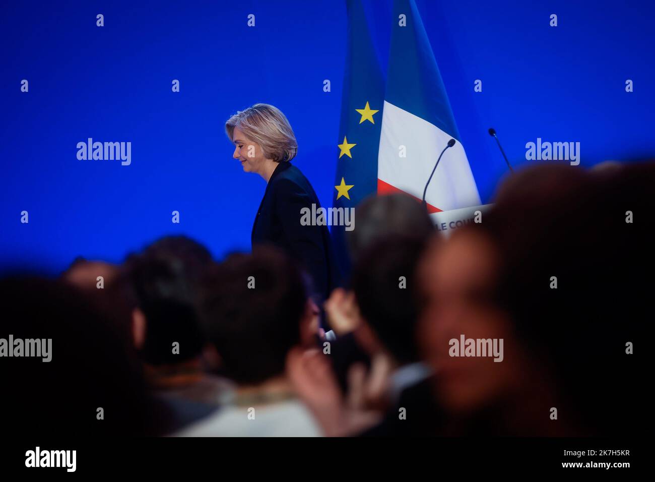 ©THOMAS PADILLA/MAXPPP - 10/04/2022 ; PARIS, FRANCE ; SOIRÉE ÉLECTORALE DU PREMIER TOUR DE L ...