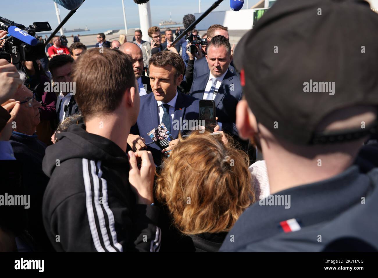 ©PHOTOPQR/LE PARISIEN/LP / ARNAUD JOURNOIS ; LE HAVRE ; 14/04/2022 ...