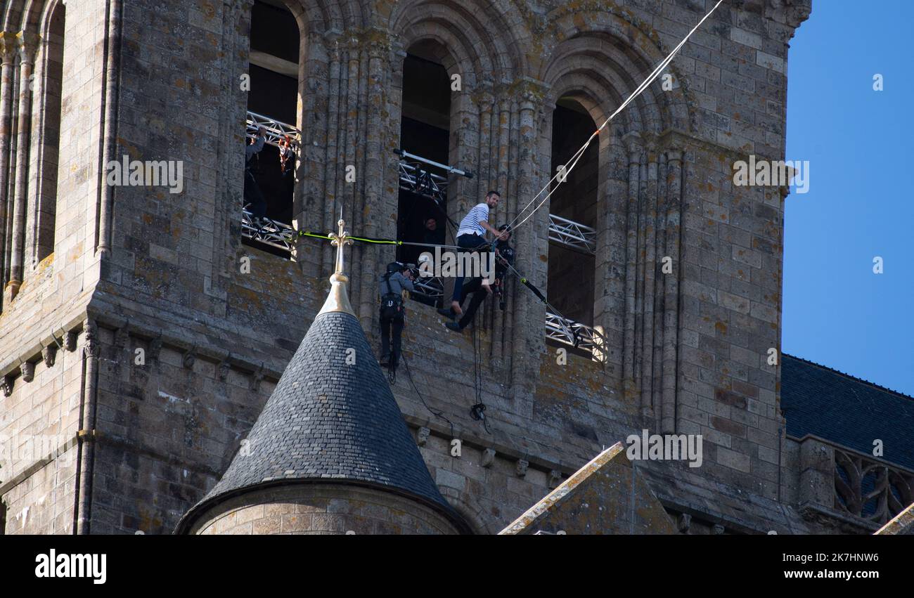 ©PHOTOPQR/OUEST FRANCE/DAVID ADEMAS / OUEST-FRANCE ; MONT SAINT-MICHEL ...