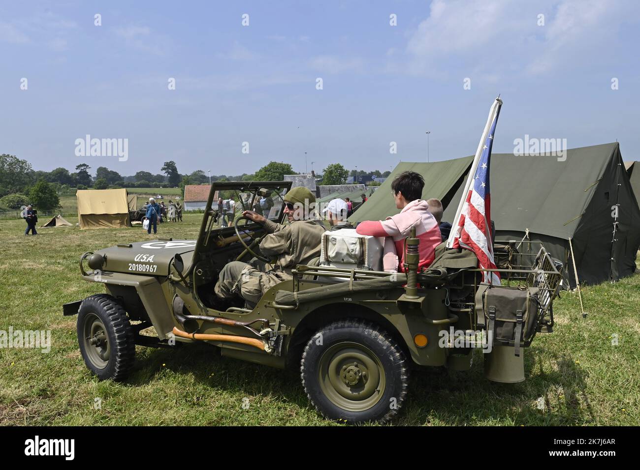 ©PHOTOPQR/Ouest FRANCE/Thomas Brégardis / Ouest-France ; Carentan ; 04/06/2022 ; Carentan (50 ...