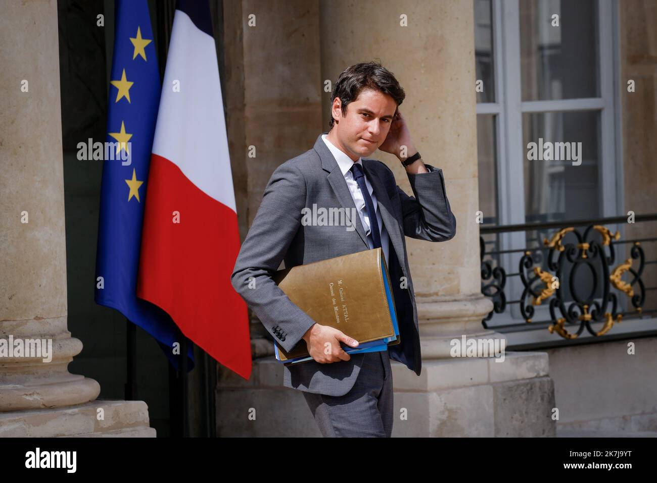 ©Thomas Padilla/MAXPPP - 14/06/2022 ; Paris, France ; SORTIE DU Conseil DES MINISTRES au PALAIS ...