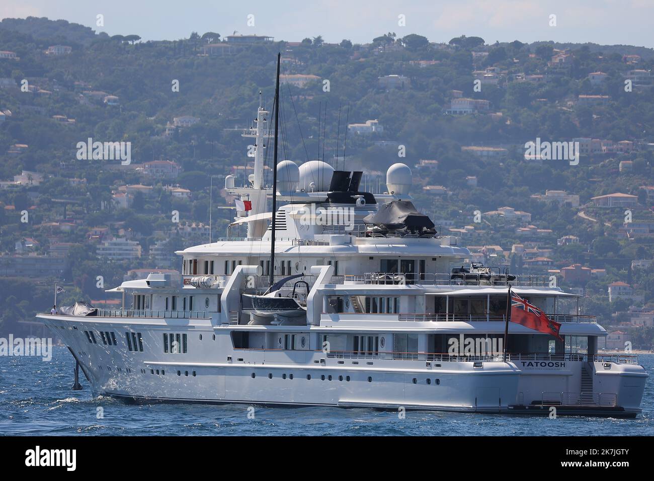 ©François Glories/MAXPPP - 30/06/2022 le Super Yacht Tatoosh, propriété ...