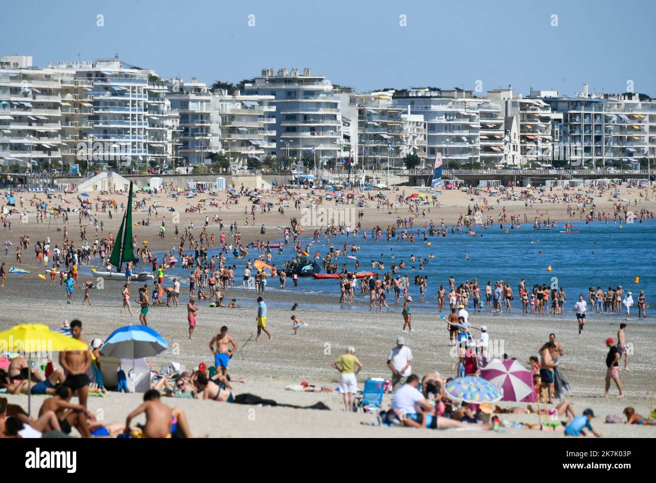 ©PHOTOPQR/OUEST FRANCE/Franck Dubray ; la Baule ; 05/08/2022 ; les ...