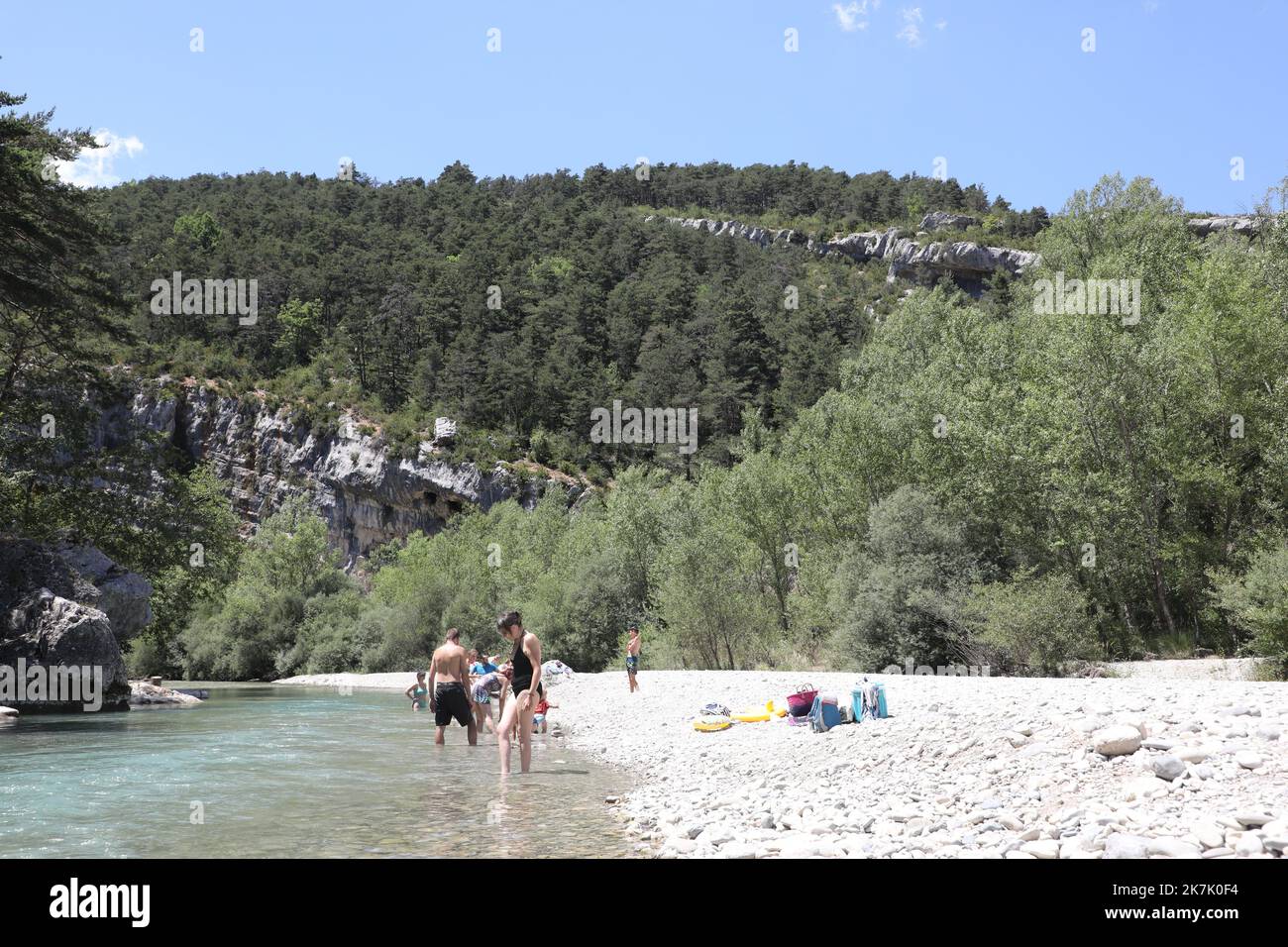 ©PHOTOPQR/LA PROVENCE/CAMOIN Eric ; Saint Julien-du-Verdon ; 06/07/2022 ...