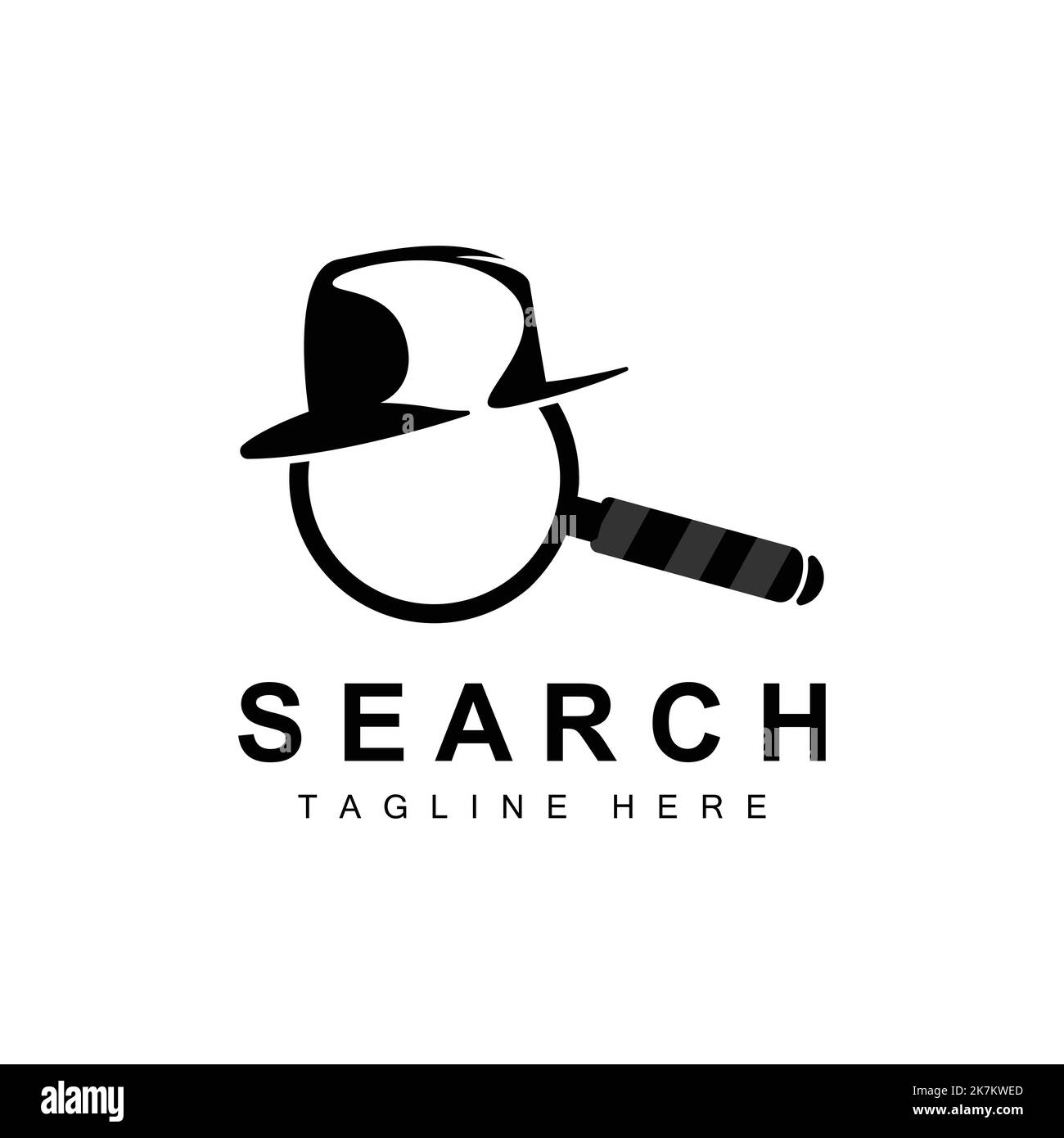 Trouver le logo de l'entreprise Banque d'images noir et blanc - Alamy