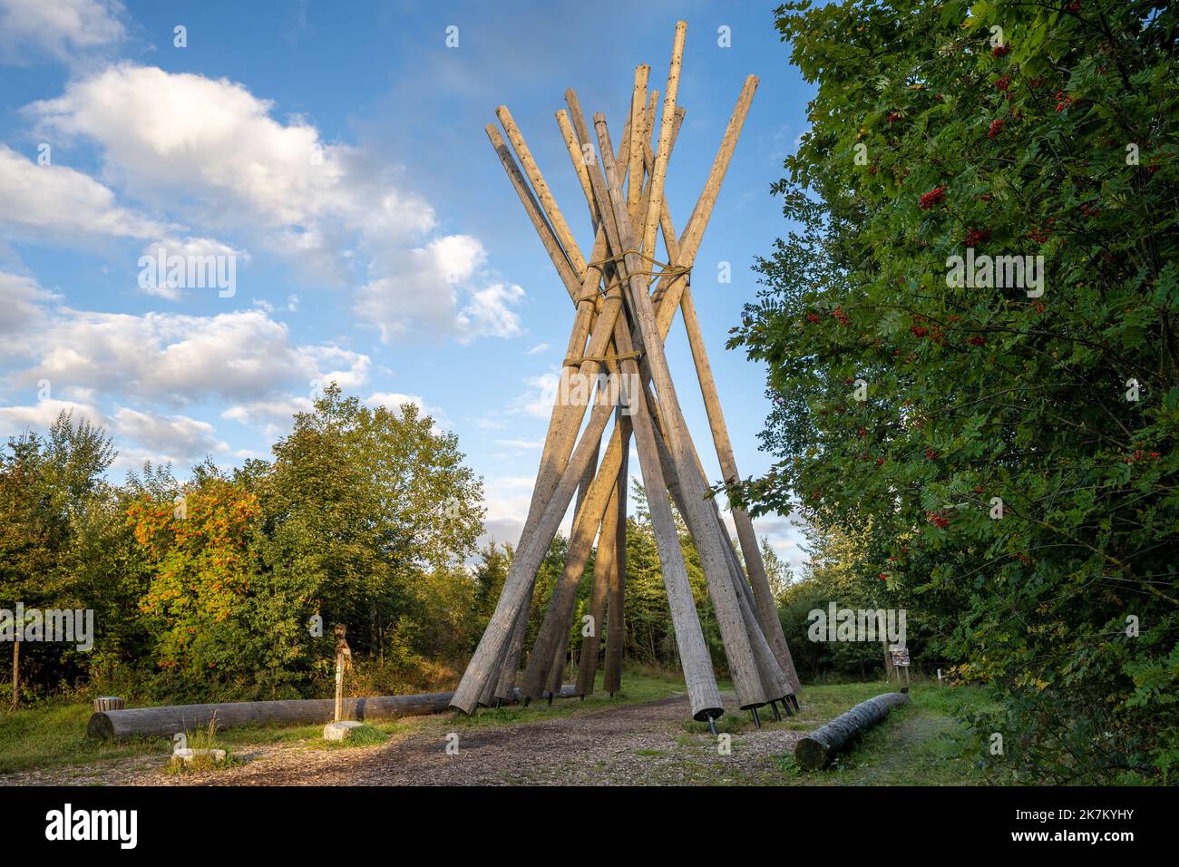 BRILON, ALLEMAGNE - 21 SEPTEMBRE 2022 : Mémorial de l'ouragan Kyrill ...