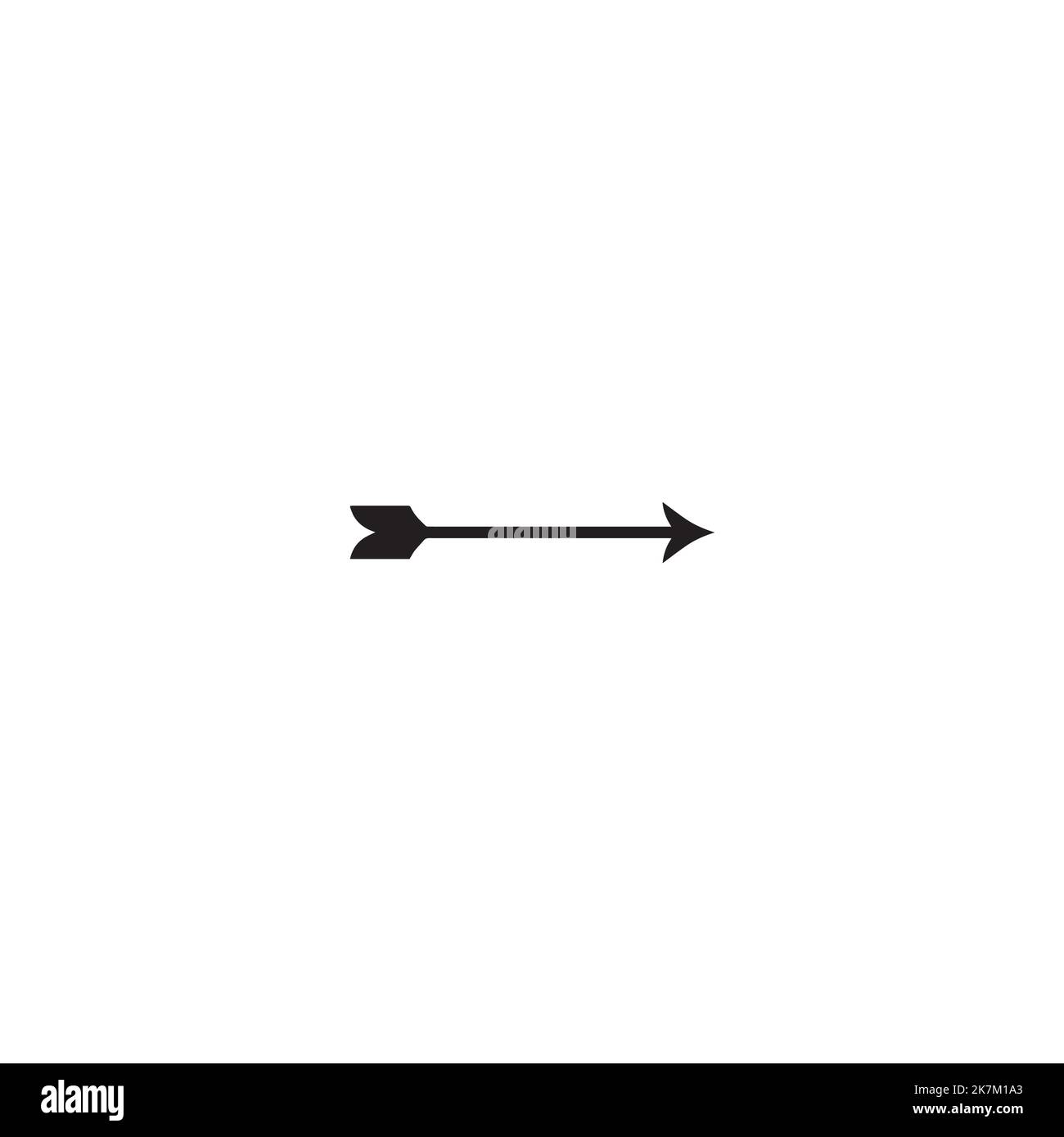 Longue flèche Banque d'images noir et blanc - Alamy