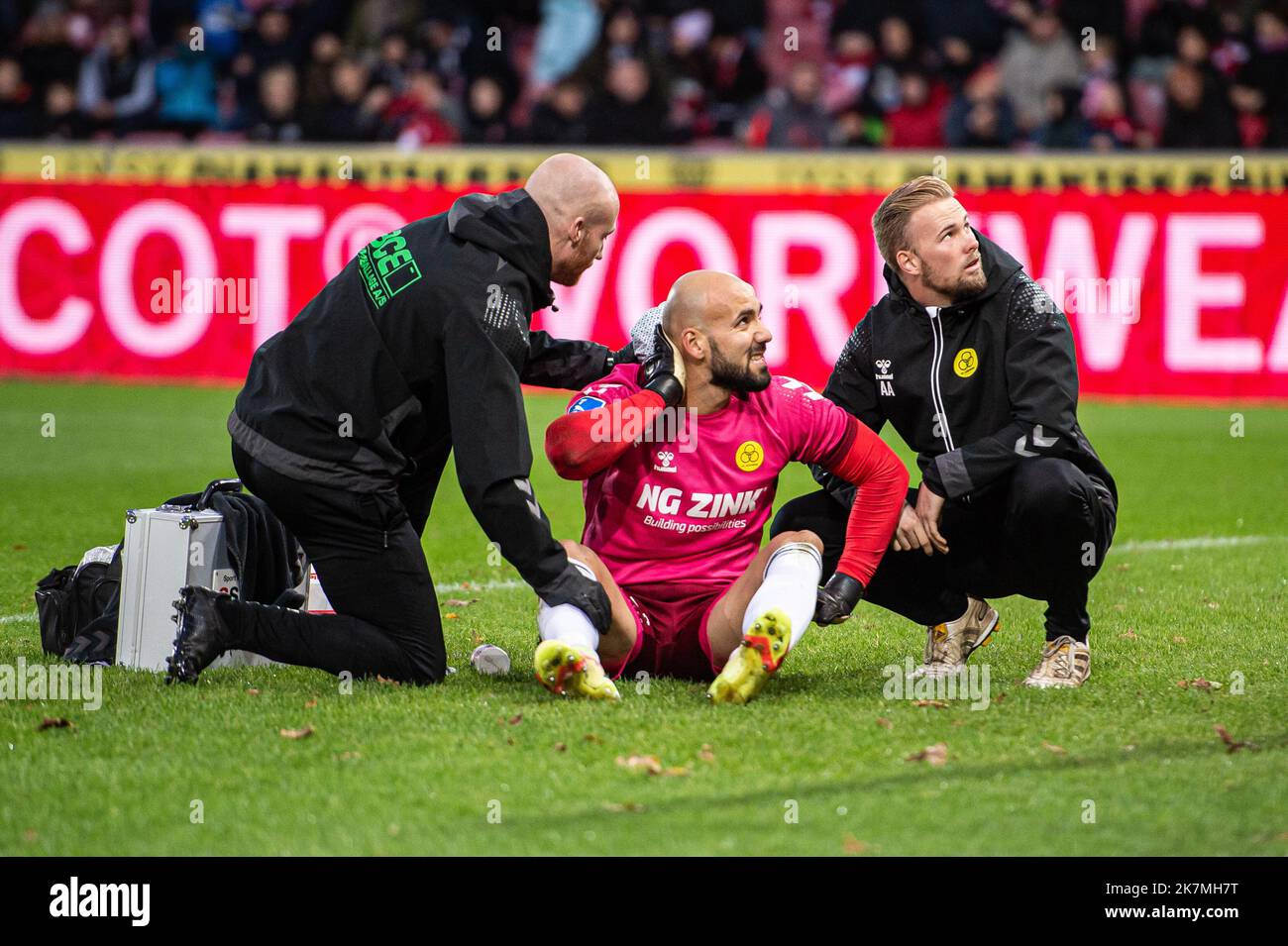 Herning, Danemark. 16th, octobre 2022. Le gardien de but Matej Delac (1 ...