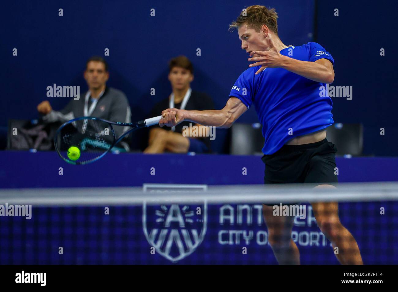 Dutch Tim Van Rijthoven photographié en action lors du premier tour de ...