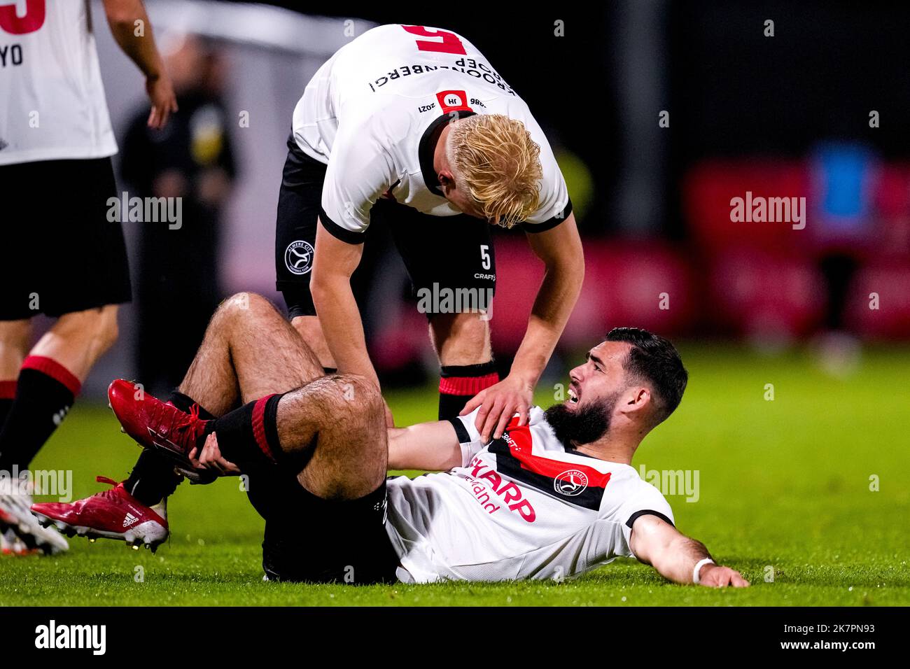 ALMERE, PAYS-BAS - OCTOBRE 18 : Thomas Poll du FC de la ville d'Almere ...