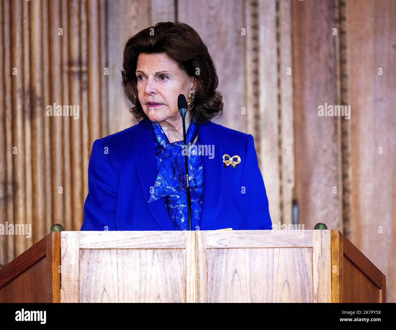 La reine Silvia présente le prix Child10 au Palais royal de Stockholm ...