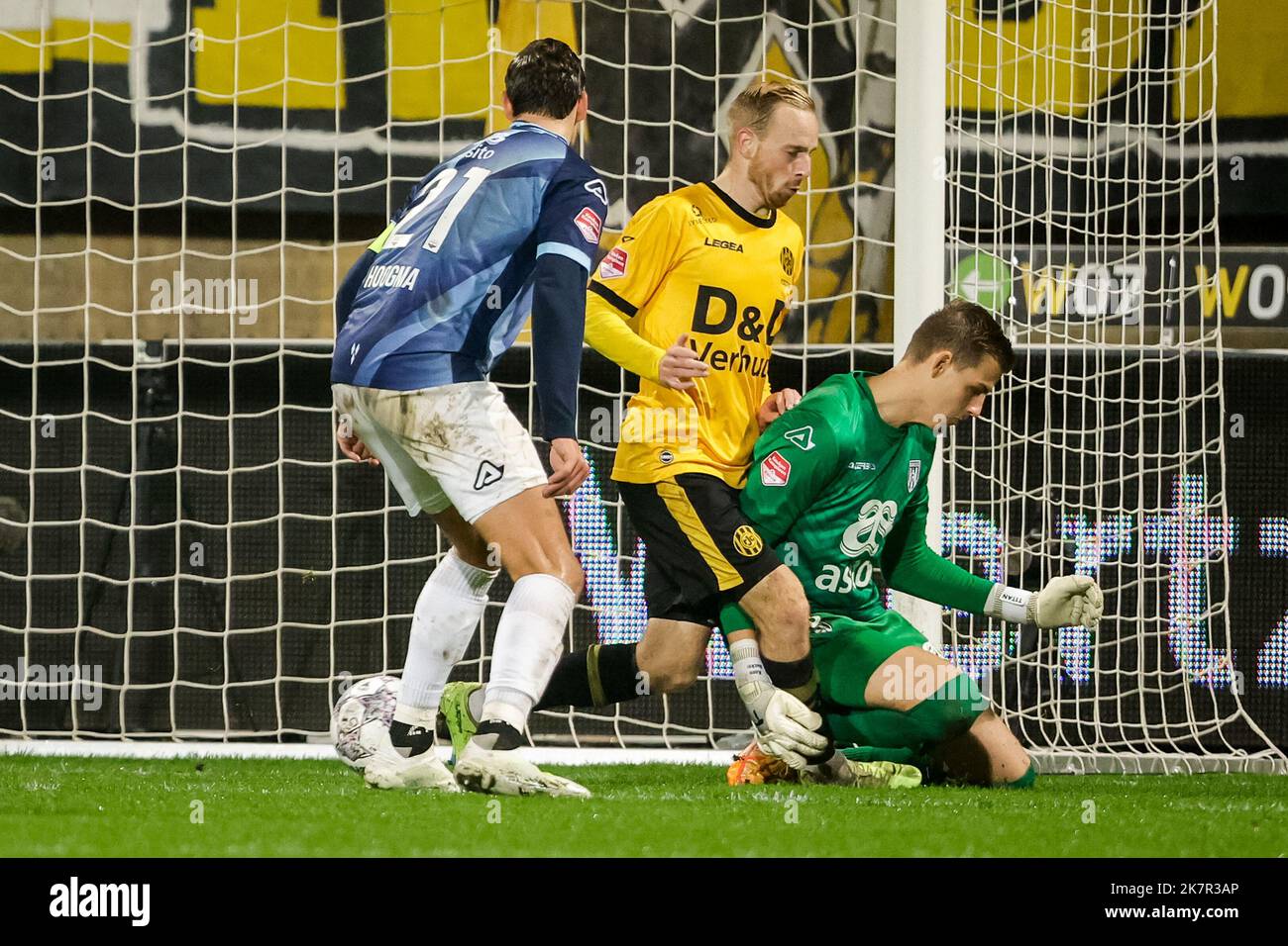 KERKRADE, PAYS-BAS - OCTOBRE 18 : Justin Hoogma de Heracles Almelo ...