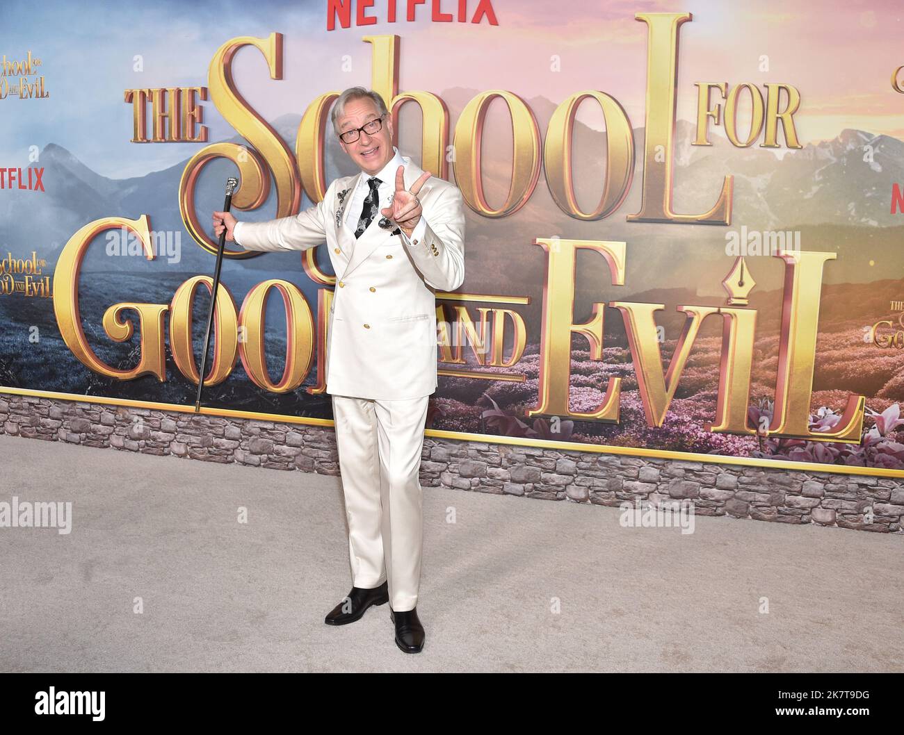 Paul Feig arrive à la première Netflix de « l'école pour le bien et le ...