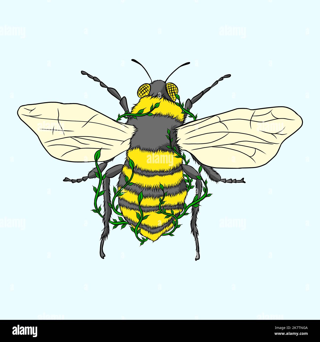 Ic ne D abeille Isol e Sur Un Fond Blanc D une Collection De M decine