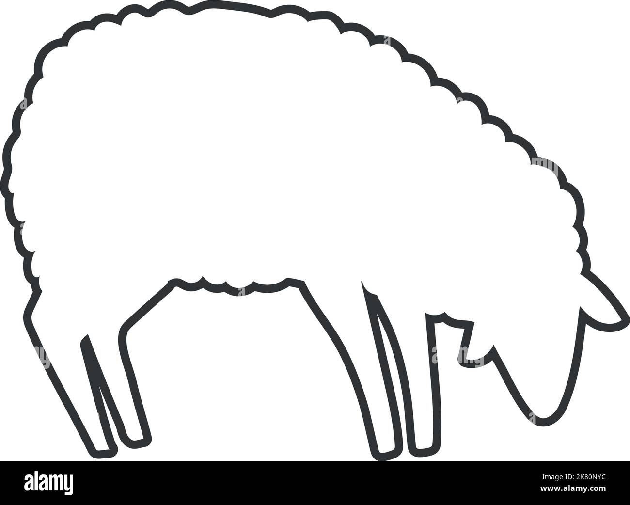 Brebis laineuse Banque d'images détourées - Alamy