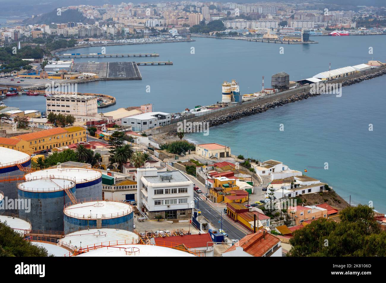 Ceuta architecture traditionnelle dans une enclave espagnole en Afrique ...