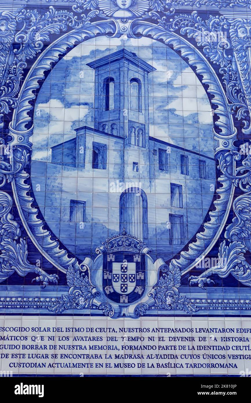 Ceuta architecture traditionnelle dans une enclave espagnole en Afrique ...