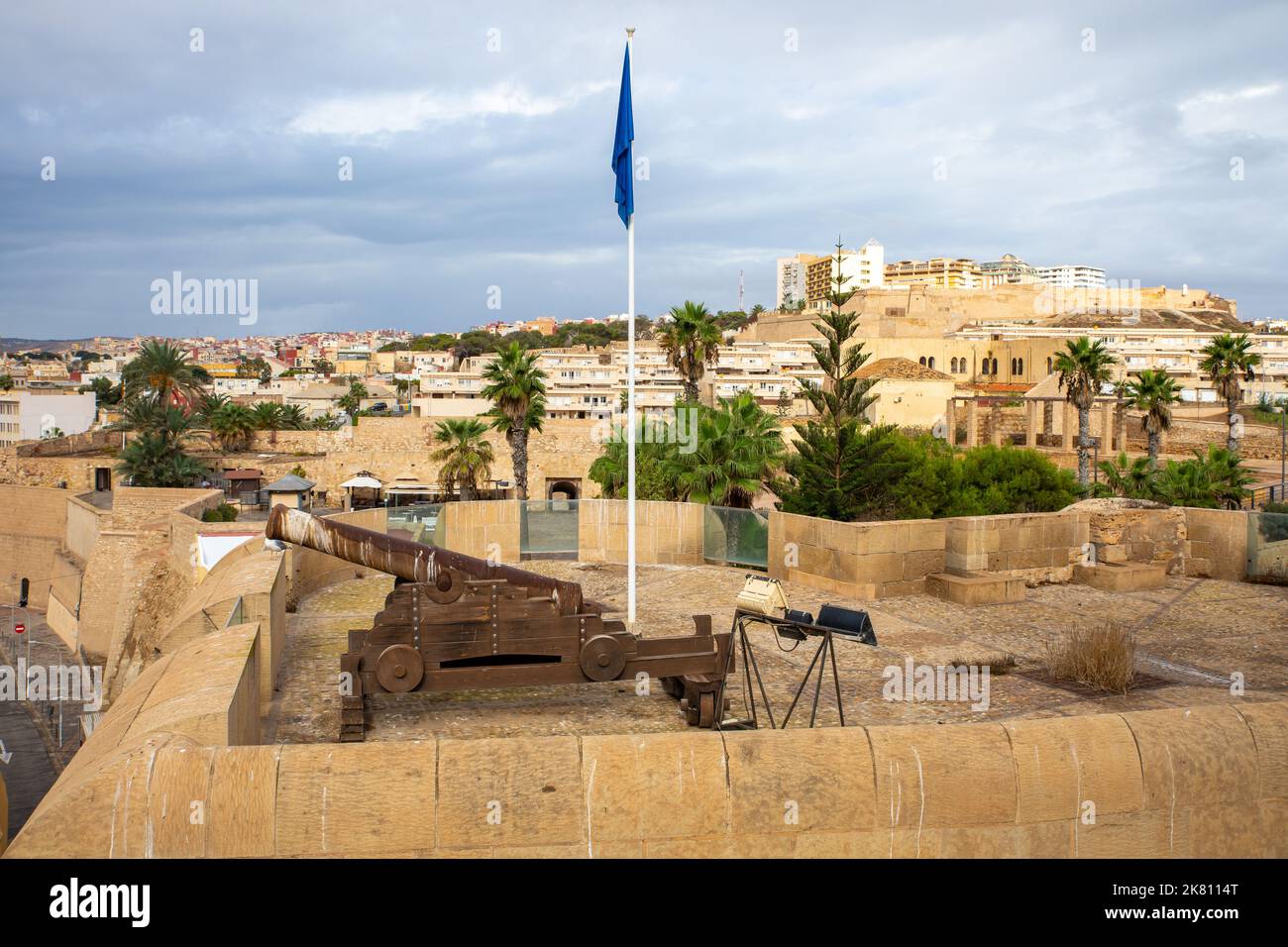 L'architecture traditionnelle de Melilla dans une enclave espagnole en ...