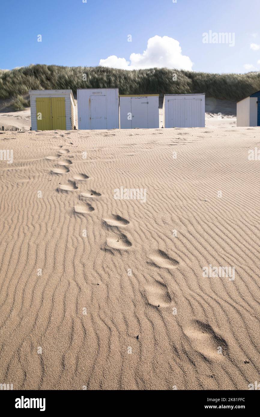 Cabines de plage sur la plage Banque de photographies et d’images à ...