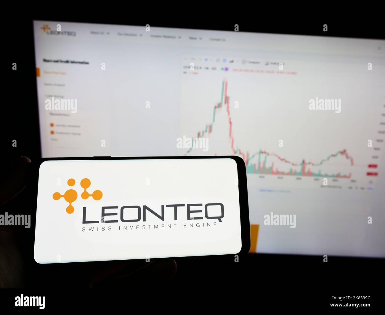Logo leonteq Banque de photographies et d’images à haute résolution - Alamy