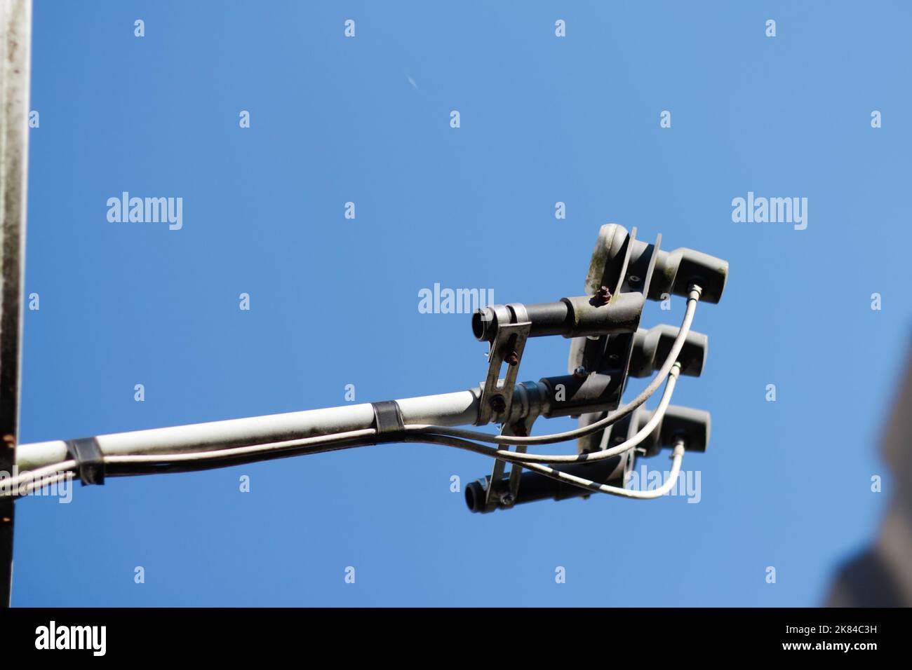 Réflecteur parabolique d'antenne parabolique Banque de photographies et ...